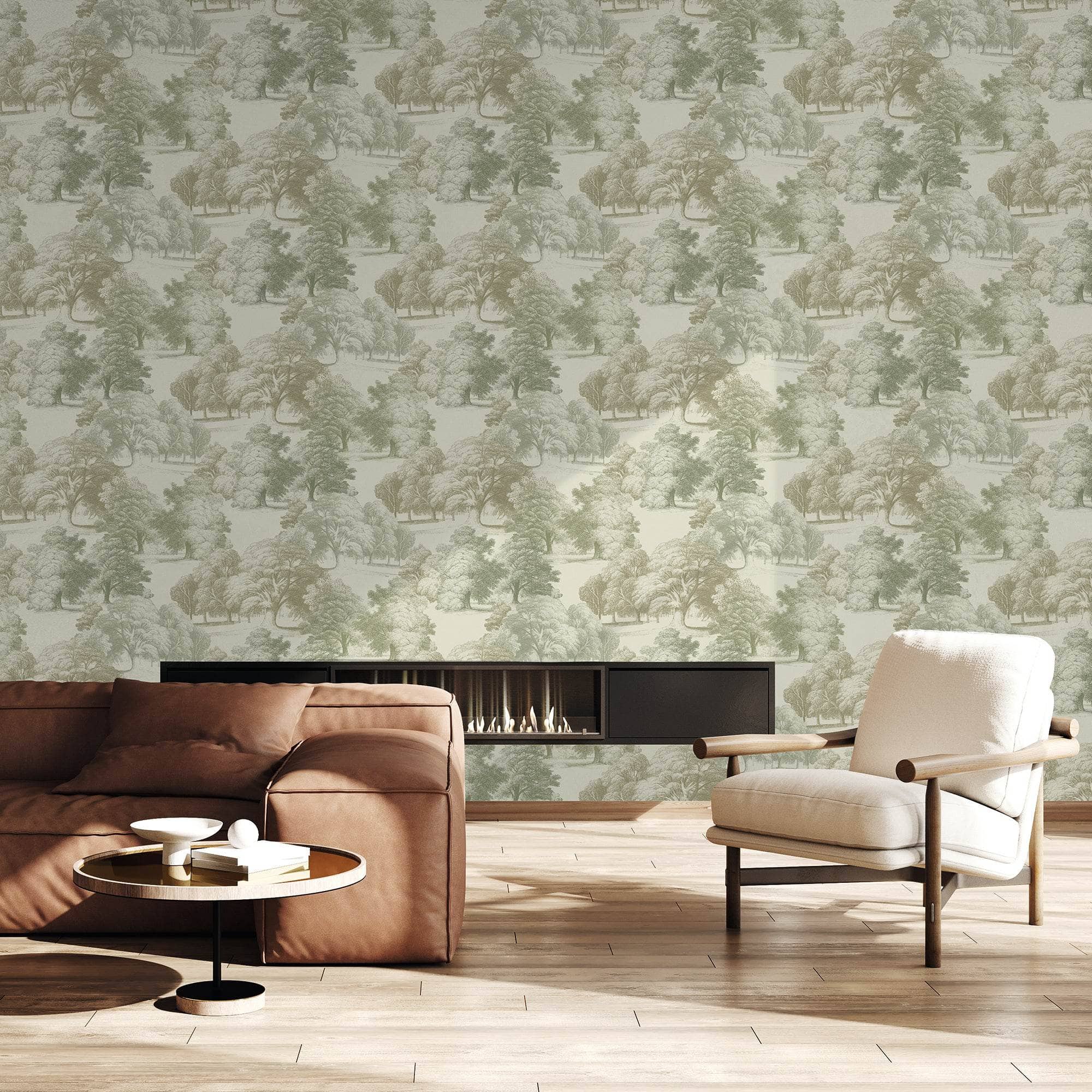 Grandeco Belvoir Forest Green Wallpaper - 204701 | Taskers Online Store, Liverpool & Manchester