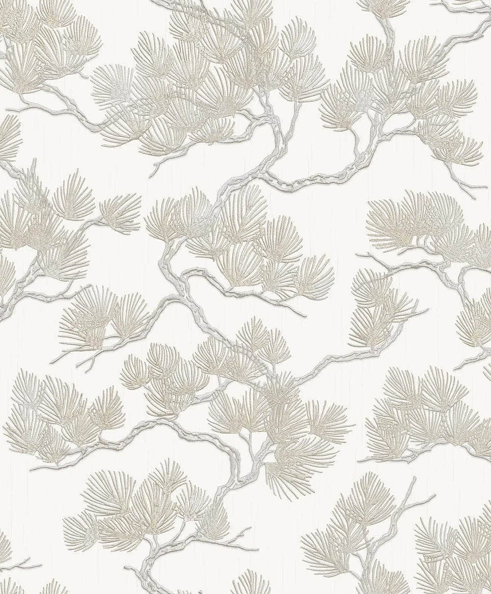 Pine Tree Beige Wallpaper - WF121011 | Taskers Online Store, Liverpool ...