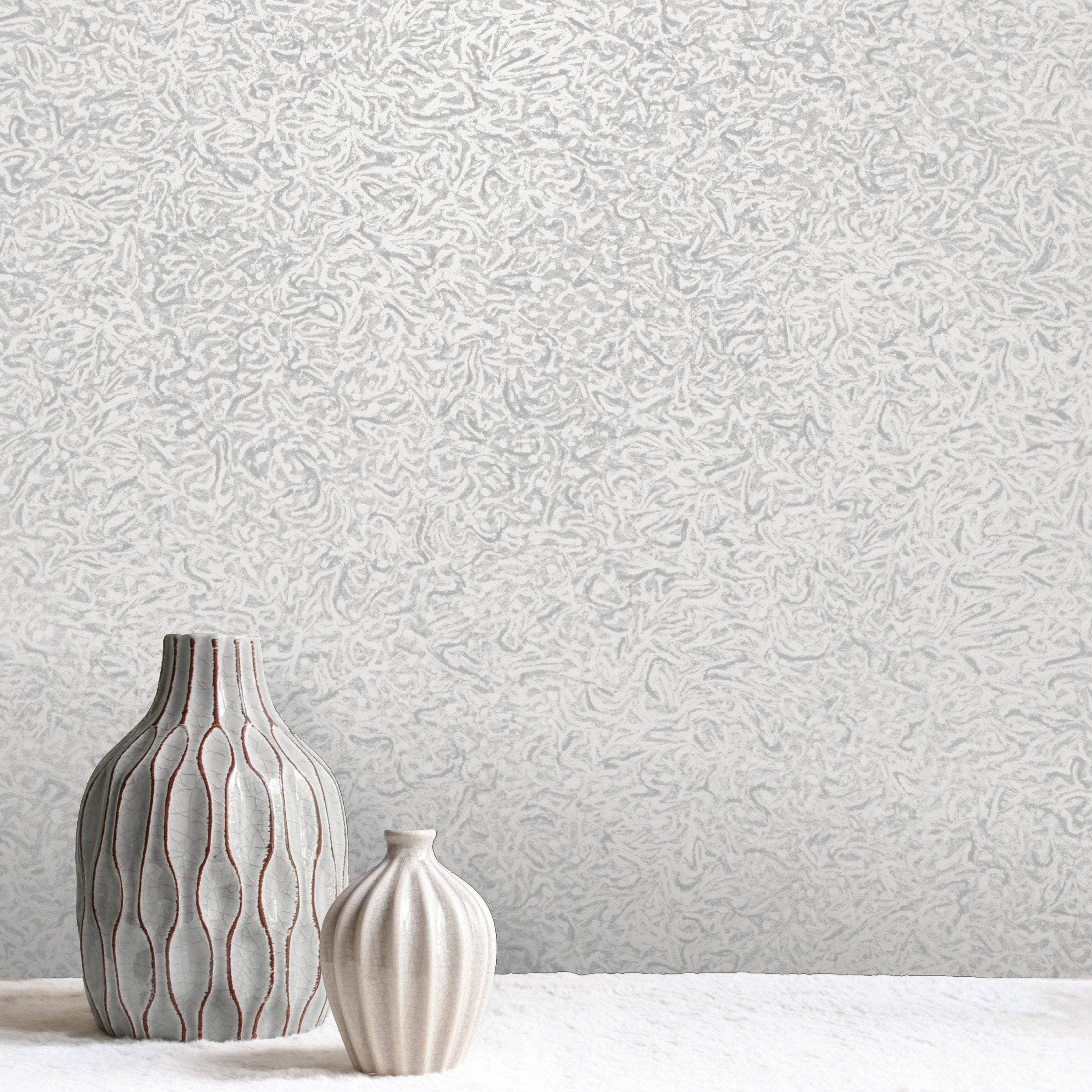 Rasch B04 Ravella Textured Silver & Grey Wallpaper - 544220 | Taskers ...