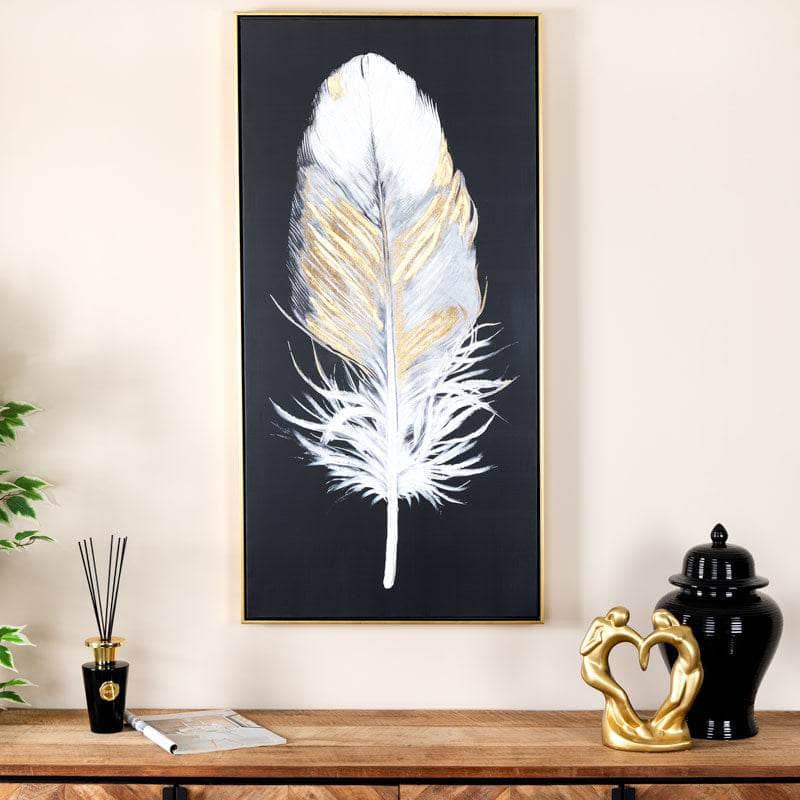Feather Framed Canvas 1 - 60 x 120cm | Taskers Online Store, Liverpool ...