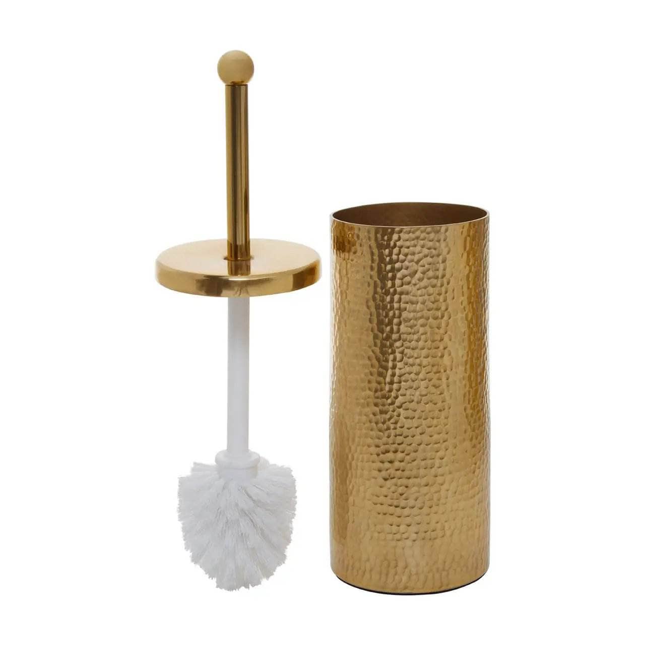 Allegra Toilet Brush - Gold | Taskers Online Store, Liverpool & Manchester