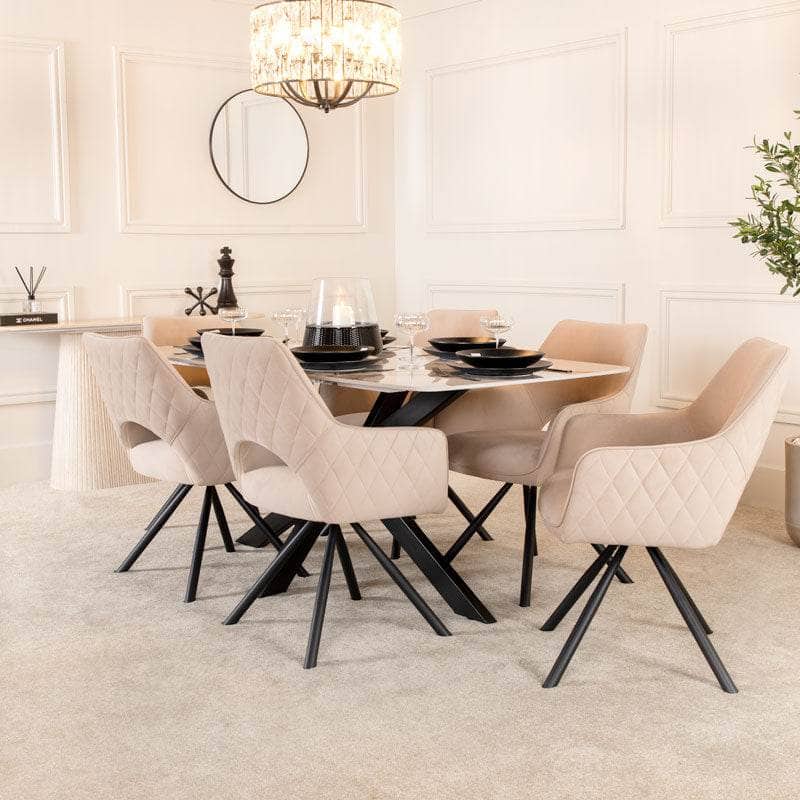Paris Dining Table & 6 Chairs | Taskers Online Store, Liverpool ...