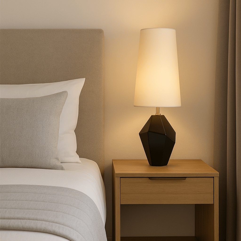 Cagliari Table Lamp - Black & White | Taskers Online Store, Liverpool ...