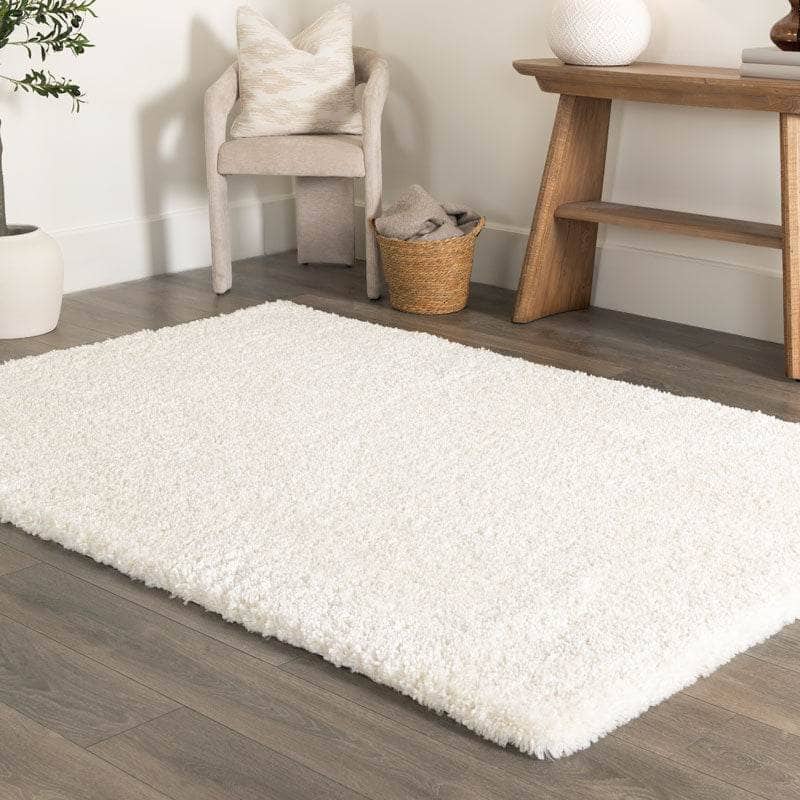 Cream Shaggy Rug - Multiple Sizes | Taskers Online Store, Liverpool ...