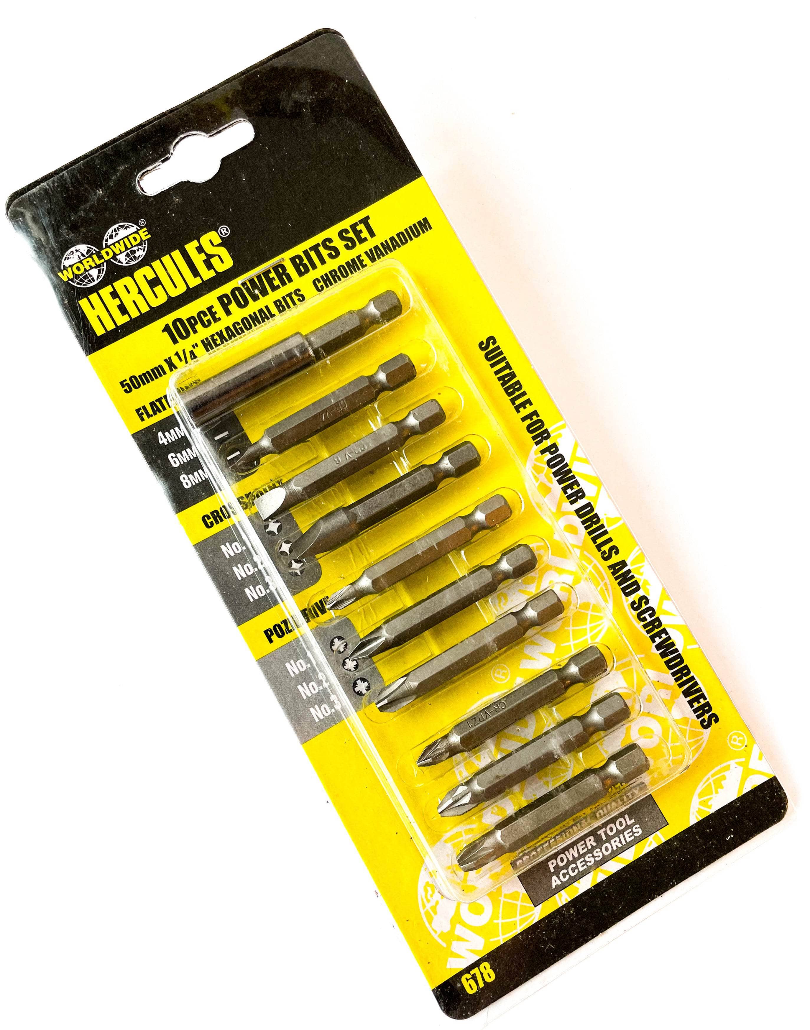 Power Bit Set - 10 Piece | Taskers Online Store, Liverpool & Manchester