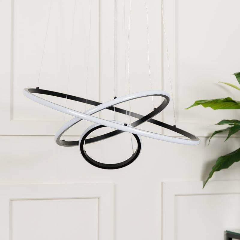 Hawaii LED Pendant 3 Ring Ceiling Light - Black | Taskers Online Store ...