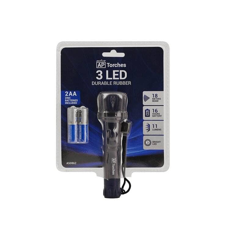 LED Tuff Rubber Torch | Taskers Online Store, Liverpool & Manchester