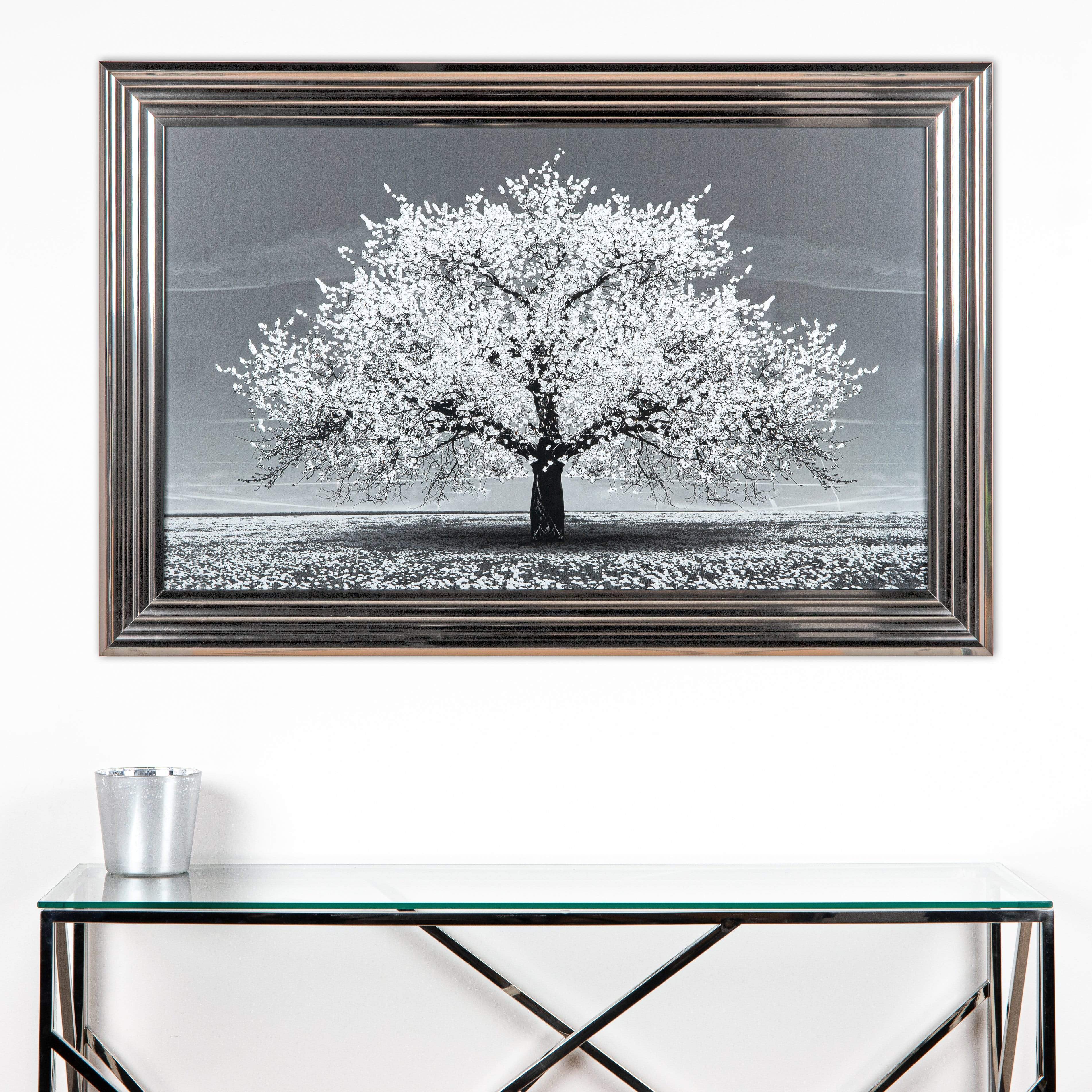 Shh White Cherry Tree Framed Picture 114 X 74 | Taskers Online Store ...